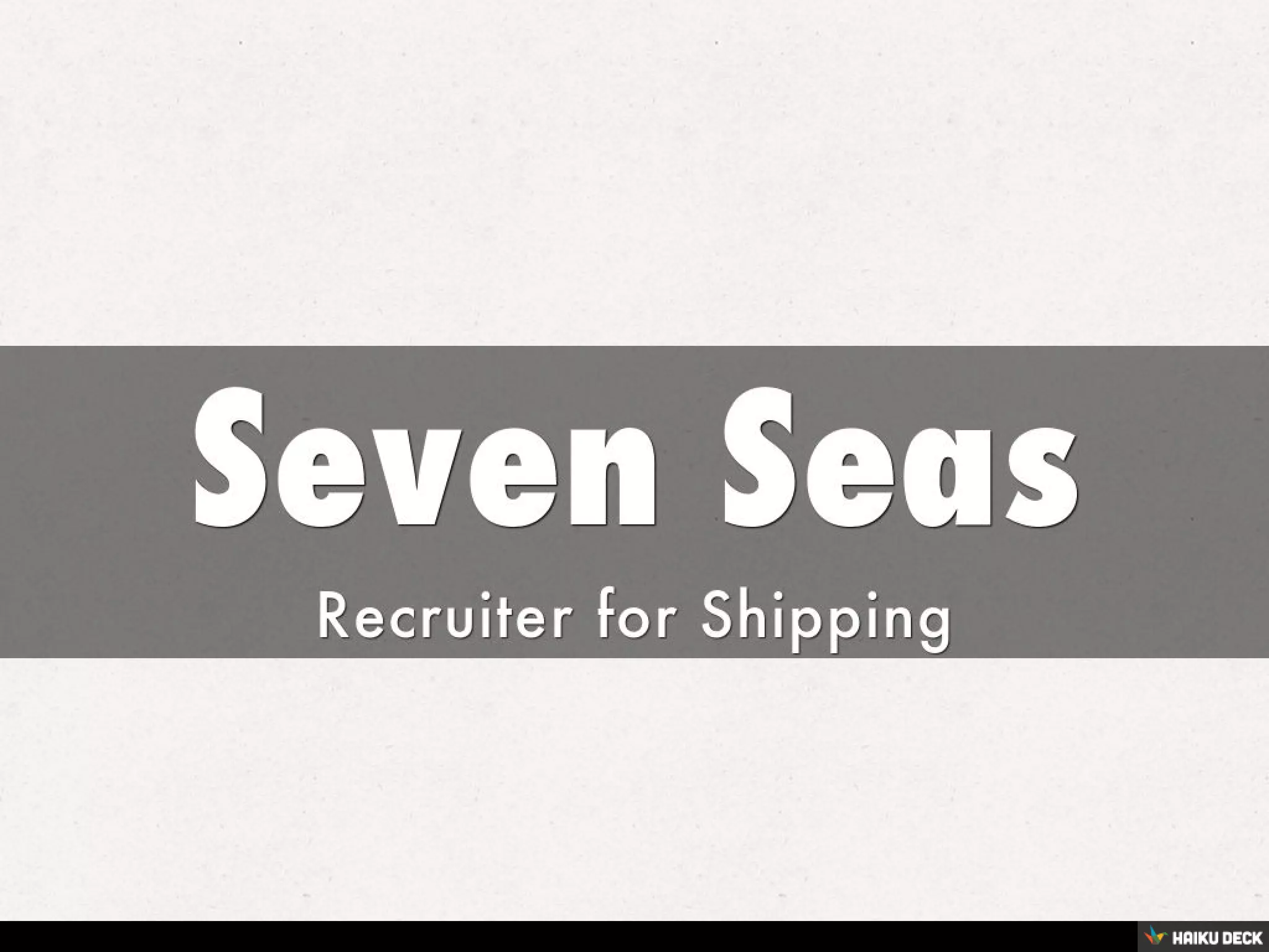 Seven Seas | PDF