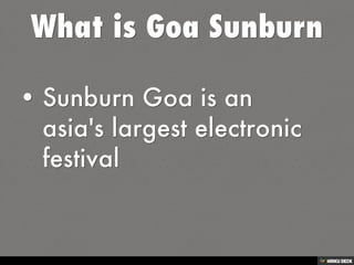 Goa Sunburn 2015 | PDF