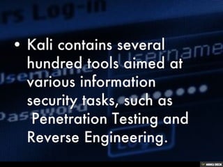 Kali Linux | PDF