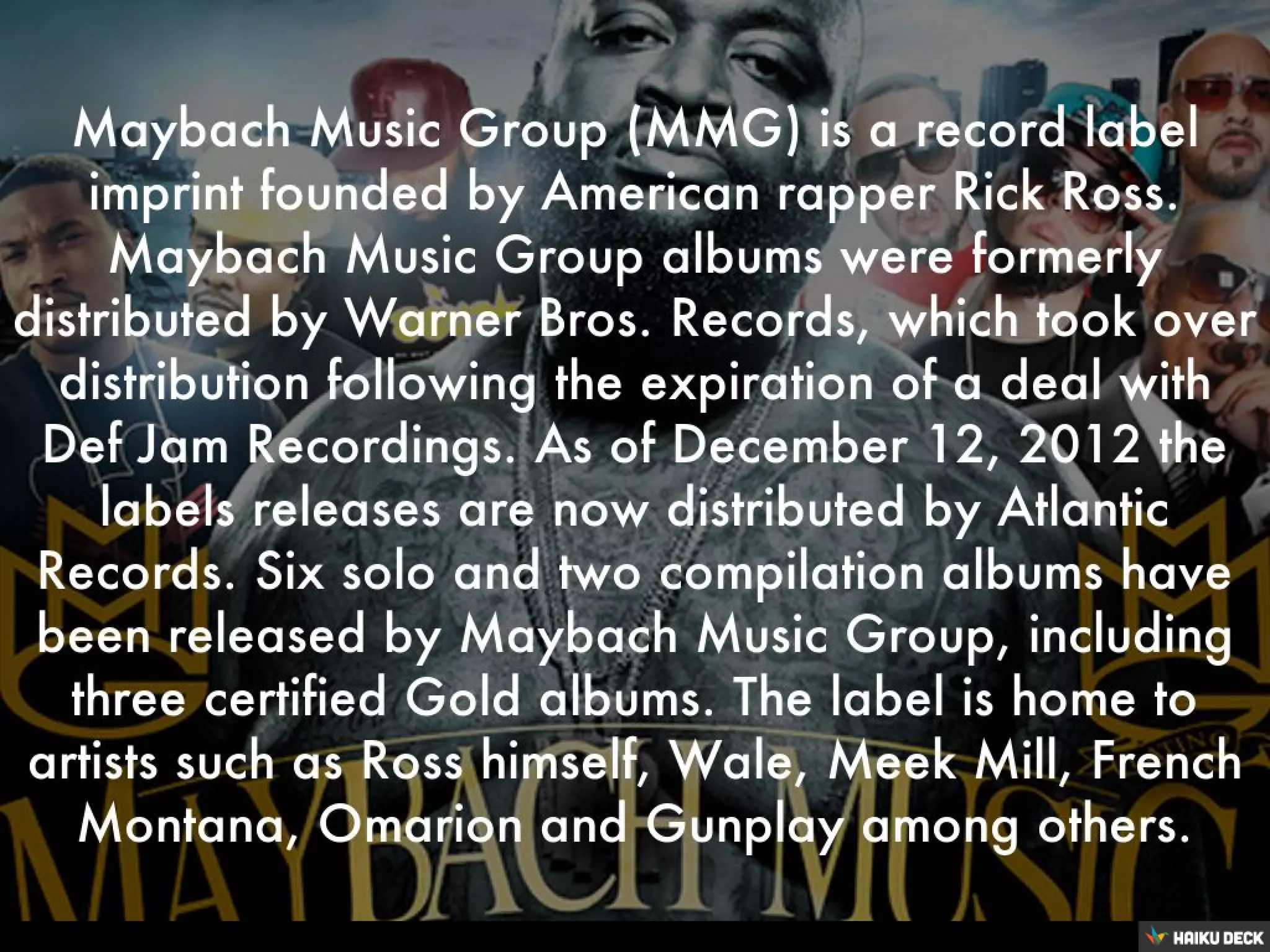 Maybach Music Group | PPT