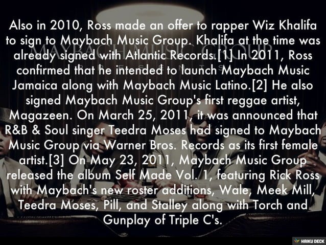 Maybach Music Group | PDF