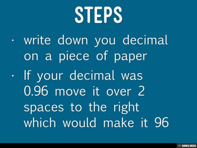 moving decimals 6th grade | PPT