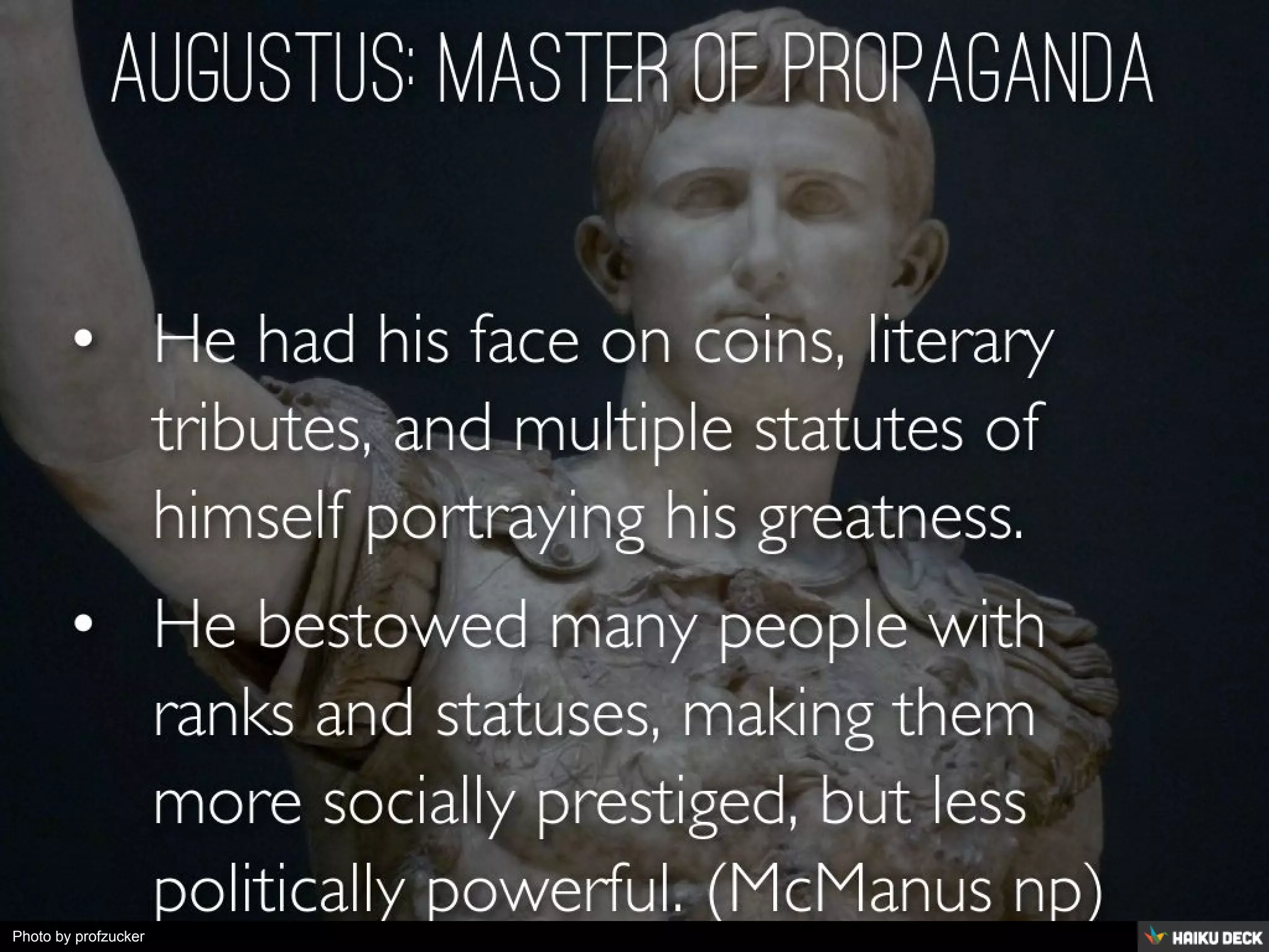 Propaganda: The Arts and imperial Rome | PDF