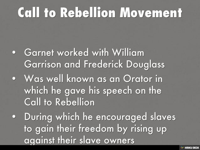 Henry Highland Garnet | PPT