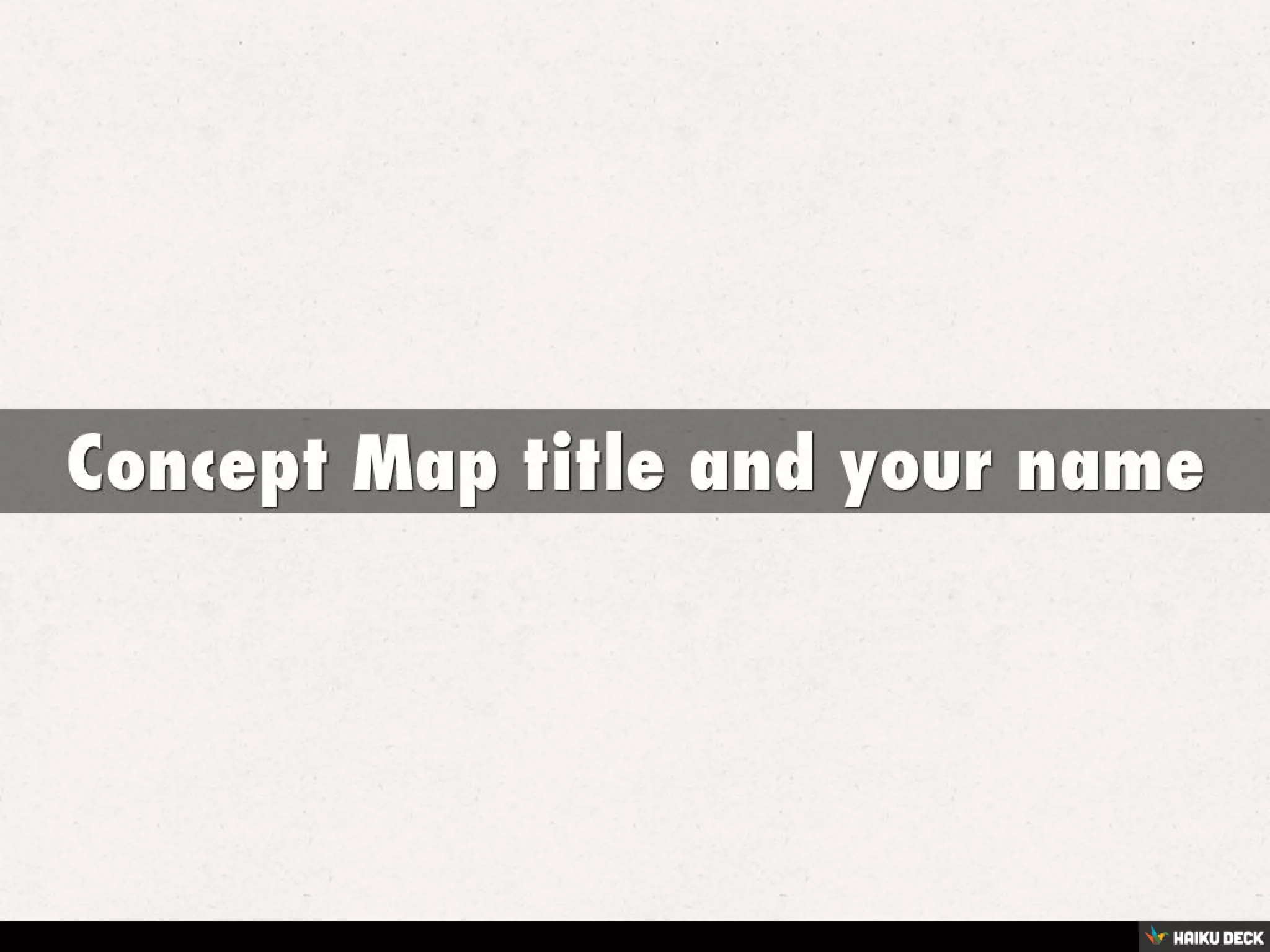 Concept Map title and your name | PDF