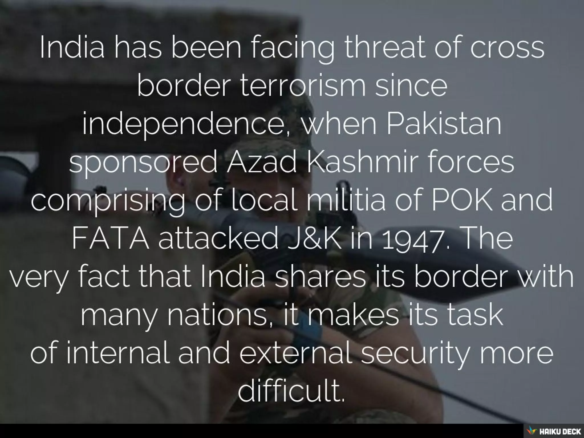 Cross border terrorism | PDF | Terrorism | Sensitive Topics