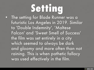 Blade Runner Analysis | PPT