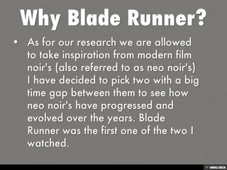 Blade Runner Analysis | PPT