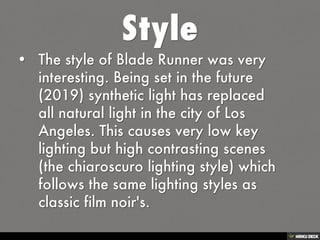 Blade Runner Analysis | PPT