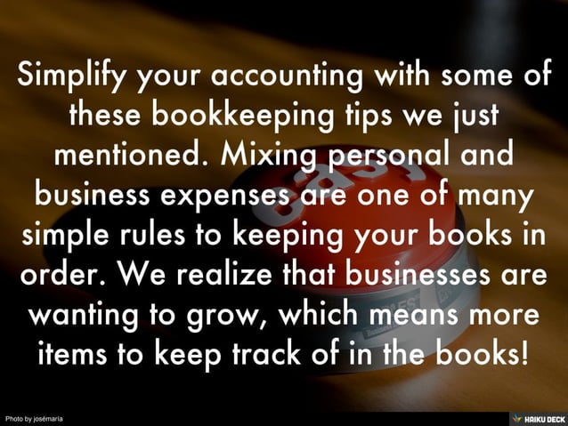 Small Business Bookkeeping Tasks | PDF
