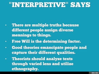 Objective vs. Interpretive | PDF