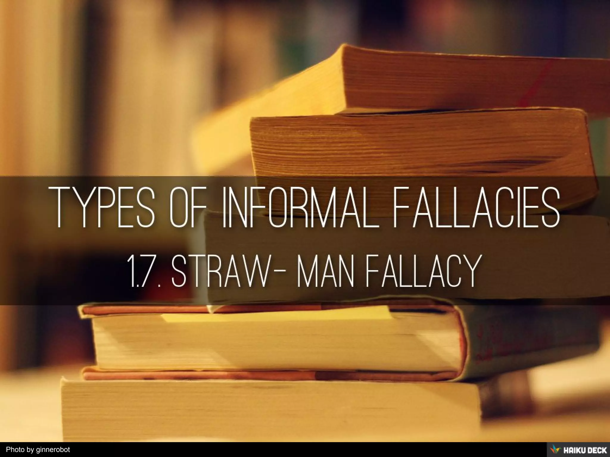 Types of Informal Fallacies | PDF