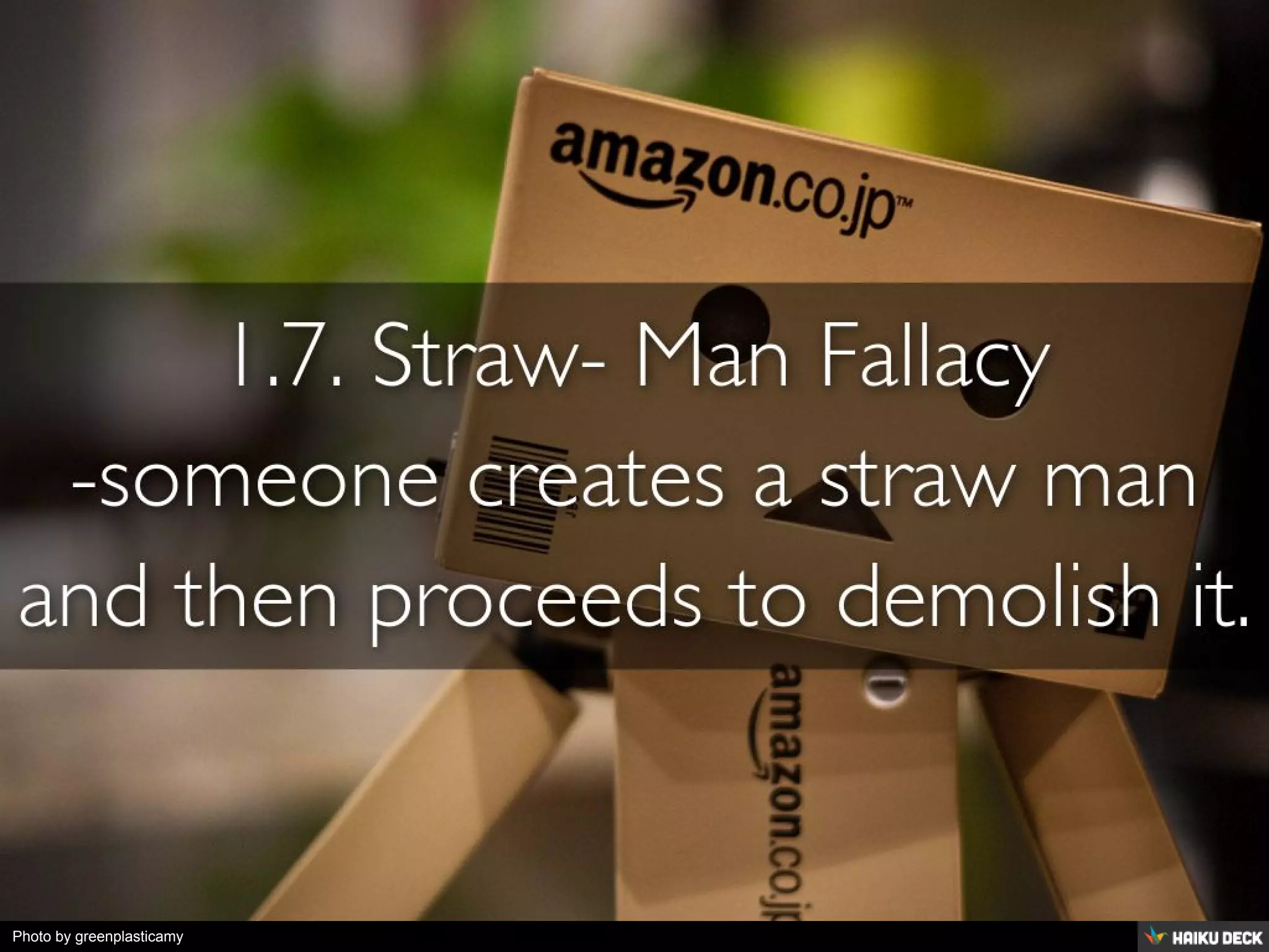 Types Of Informal Fallacies