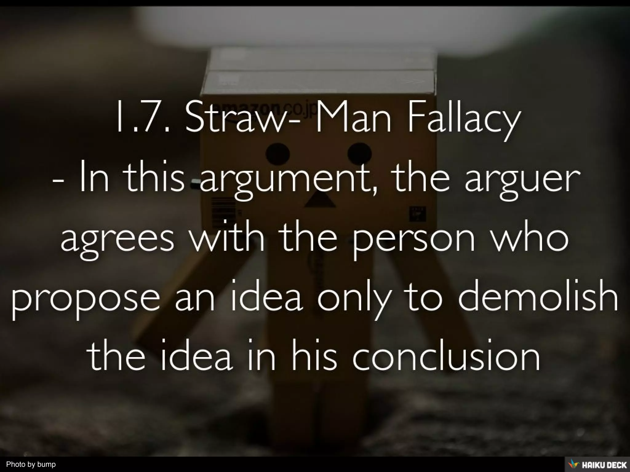 Types of Informal Fallacies | PDF