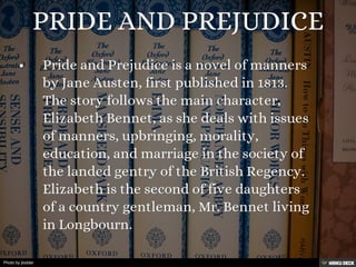 PRIDE AND PREJUDICE | PPT