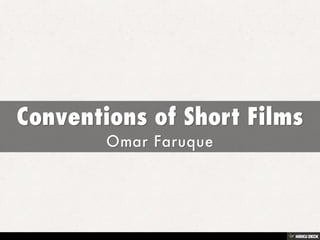 Conventions of Short Films | PDF