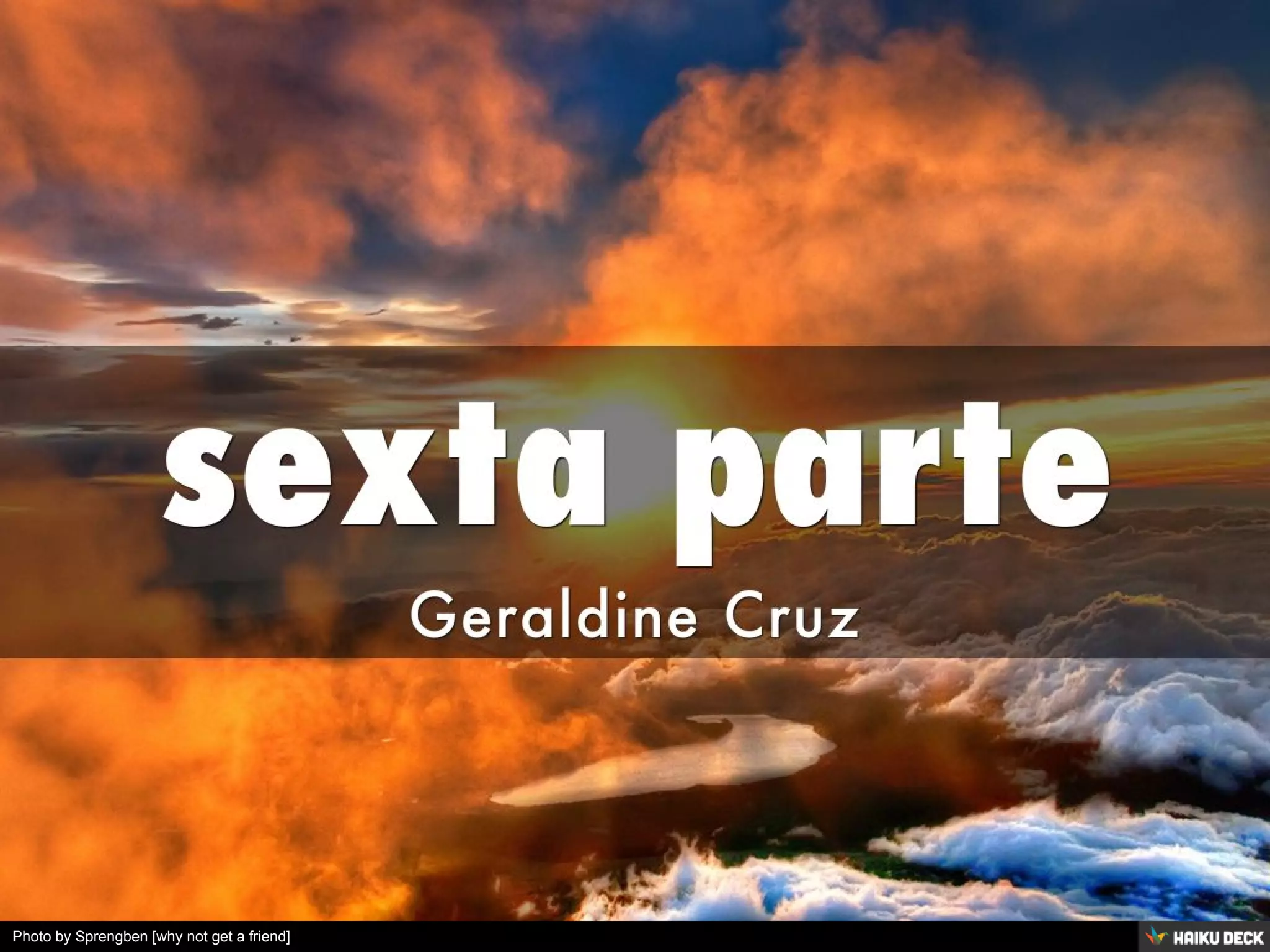 sexta parte | PPT