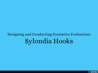 Designing and Conducting Formative Evaluations | PDF