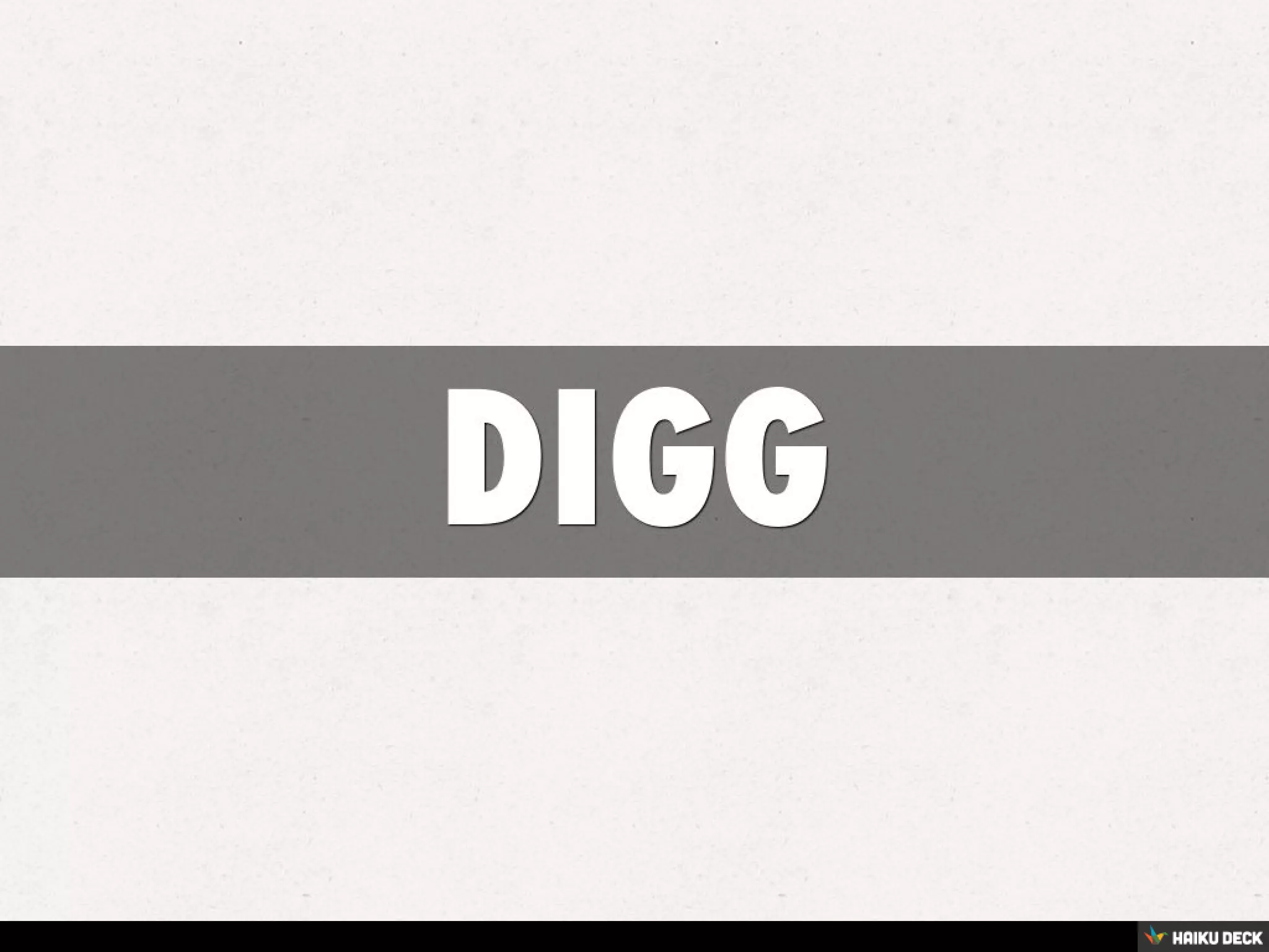 DIGG | PPT