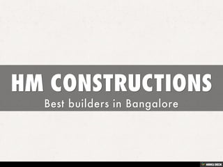 HM CONSTRUCTIONS | PDF