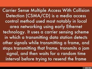 CSMA/CD | PDF | Computer Networking | Computing