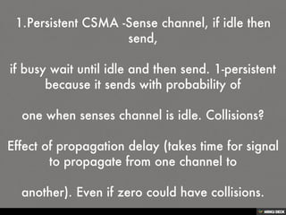 CSMA/CD | PDF | Computer Networking | Computing
