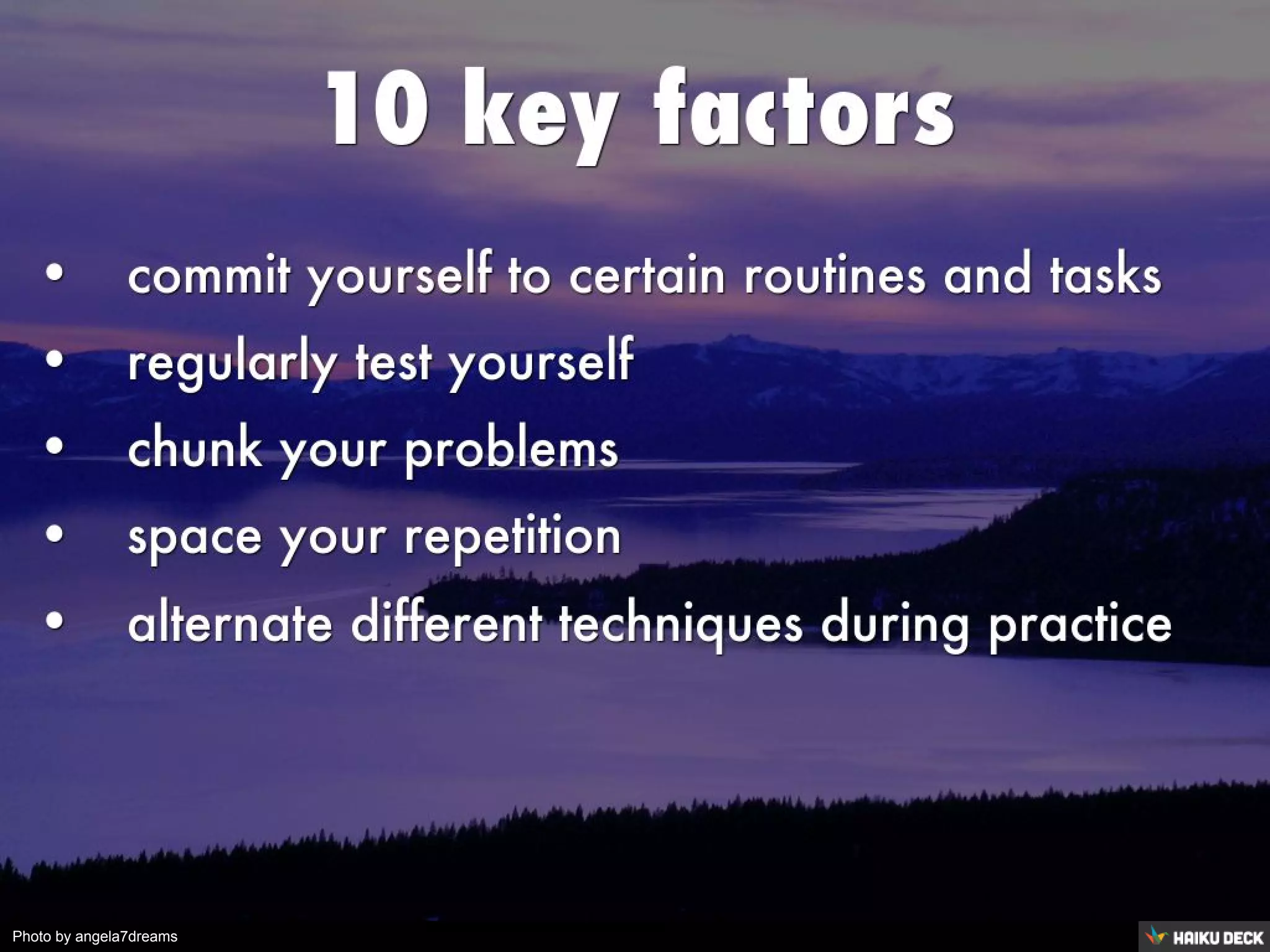 Learning How to Learn | PPT