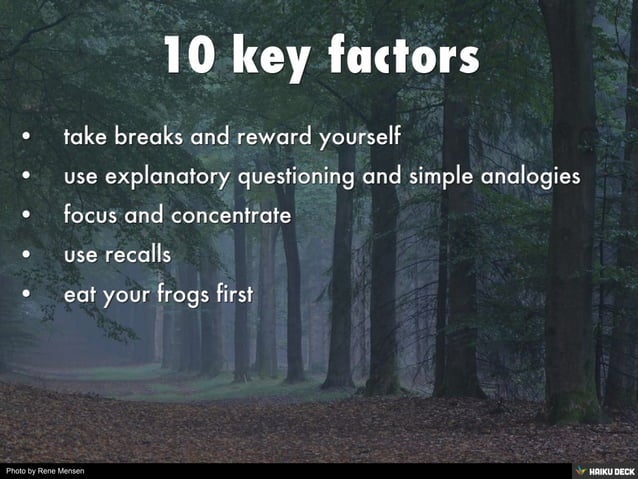 Learning How to Learn | PPT