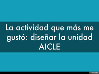CURSO AICLE 2014 | PPT