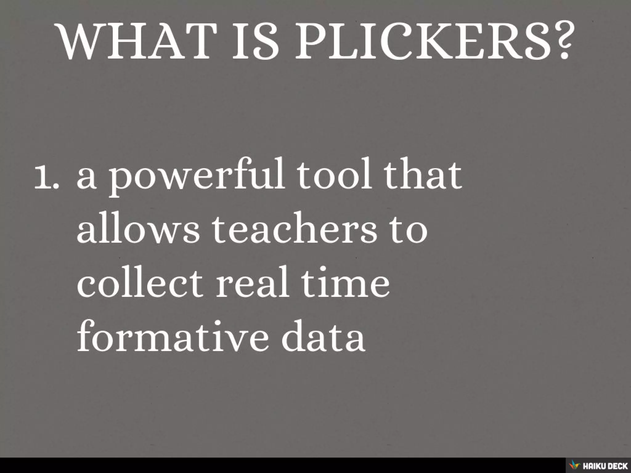 PLICKERS | PPT