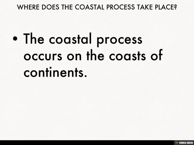 The Coastal Process | PDF