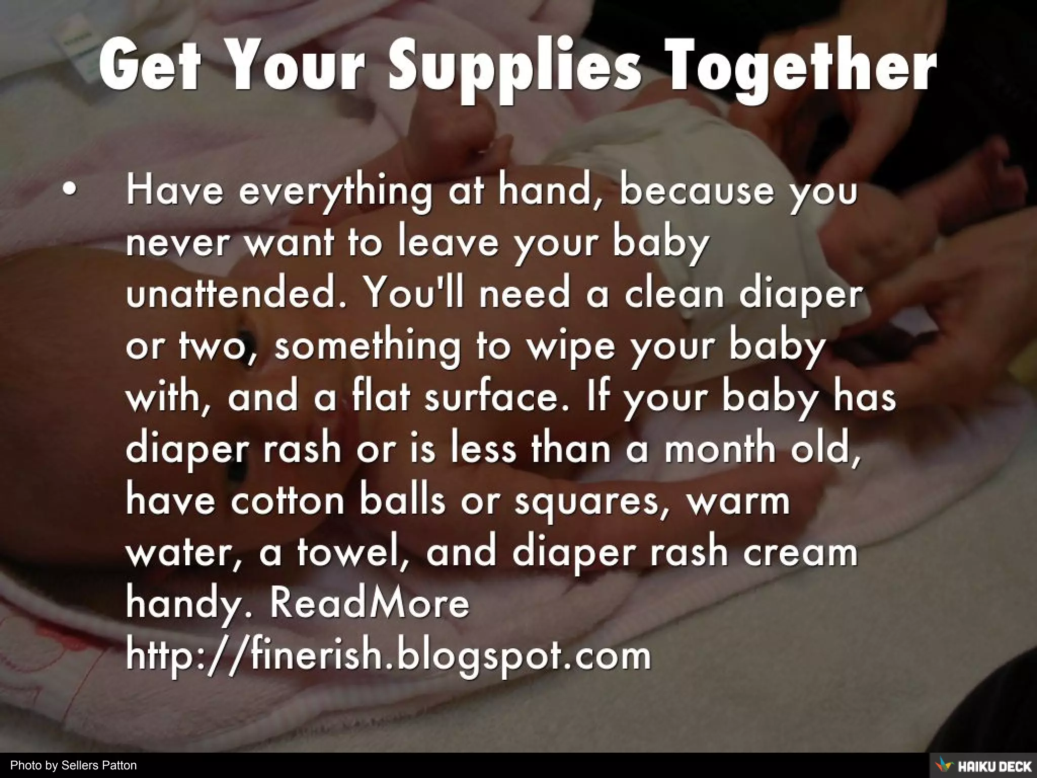 How to Diaper Your Baby | PPT