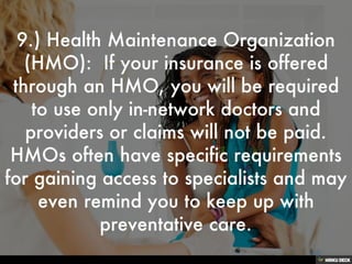 10 Common Health Insurance Terms Explained | PPT