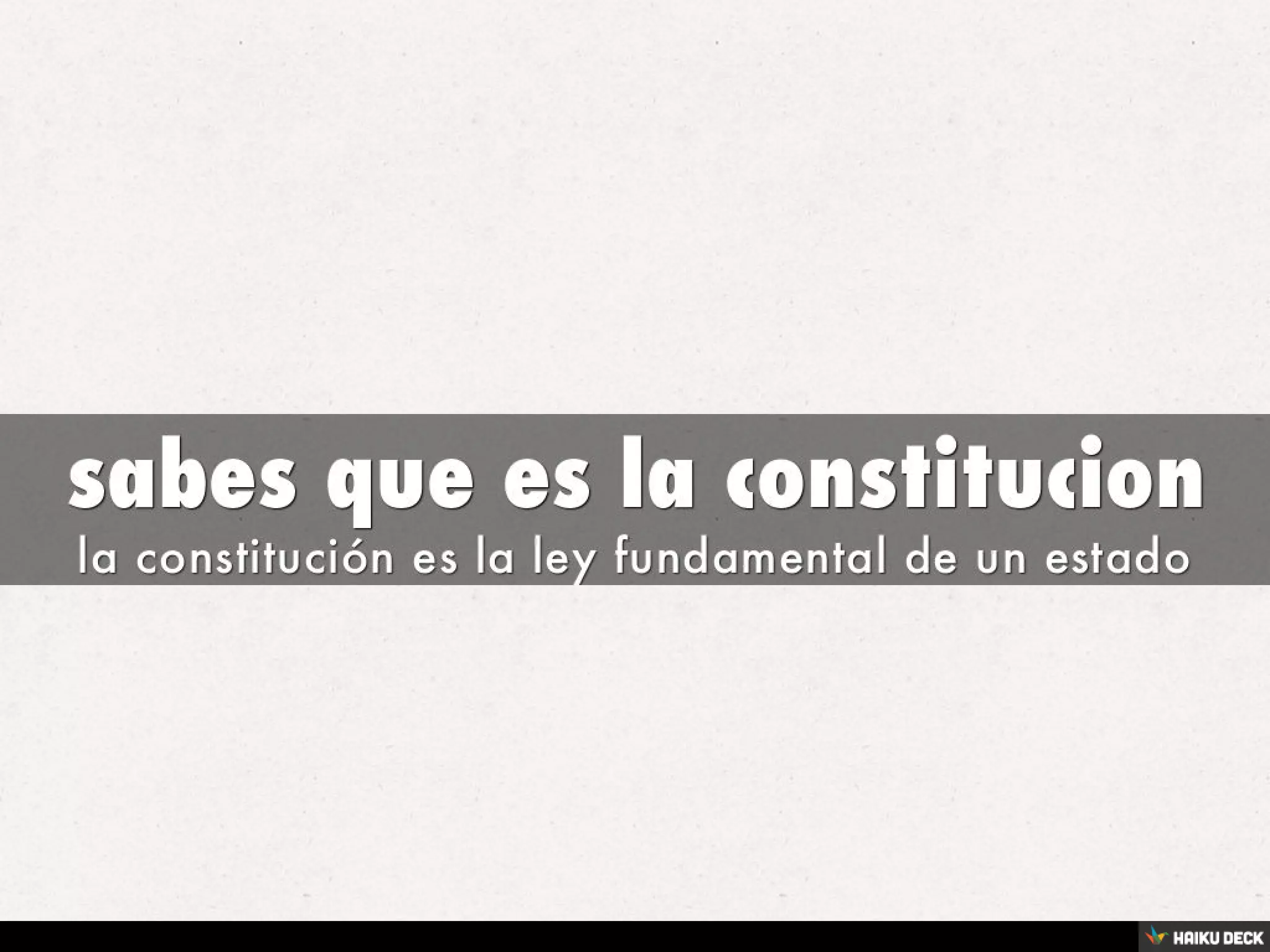 Sabes Que Es La Constitucion Pdf