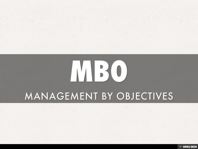 MBO | PDF