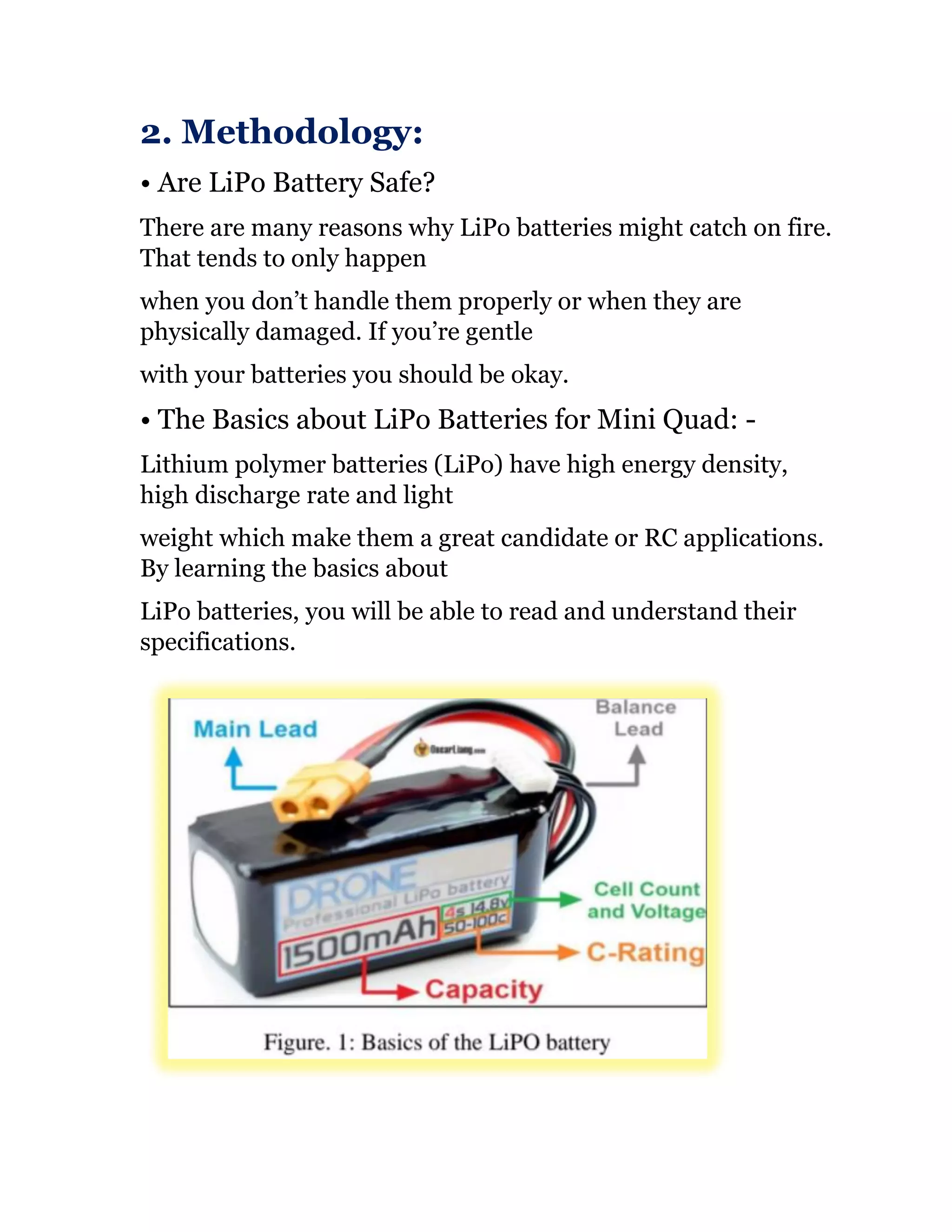 study of MAH battery capacity with flight time calculation and battery connection | PDF