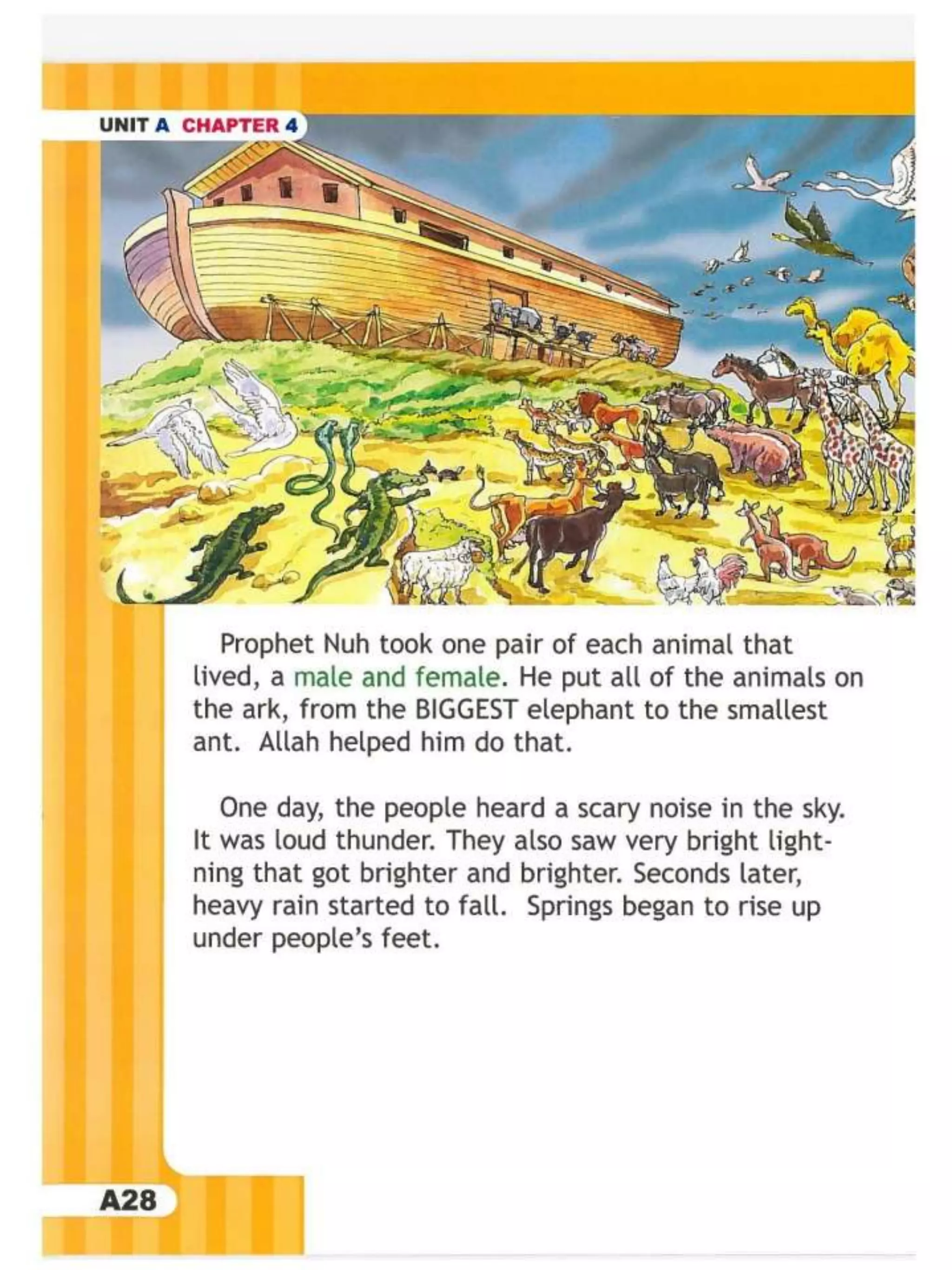 A 4 (i trust allah the story of prophet nuh) | PDF