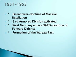 A 4 The Cold War Timeline - class 4 - Russian/ Soviet History | PPTX