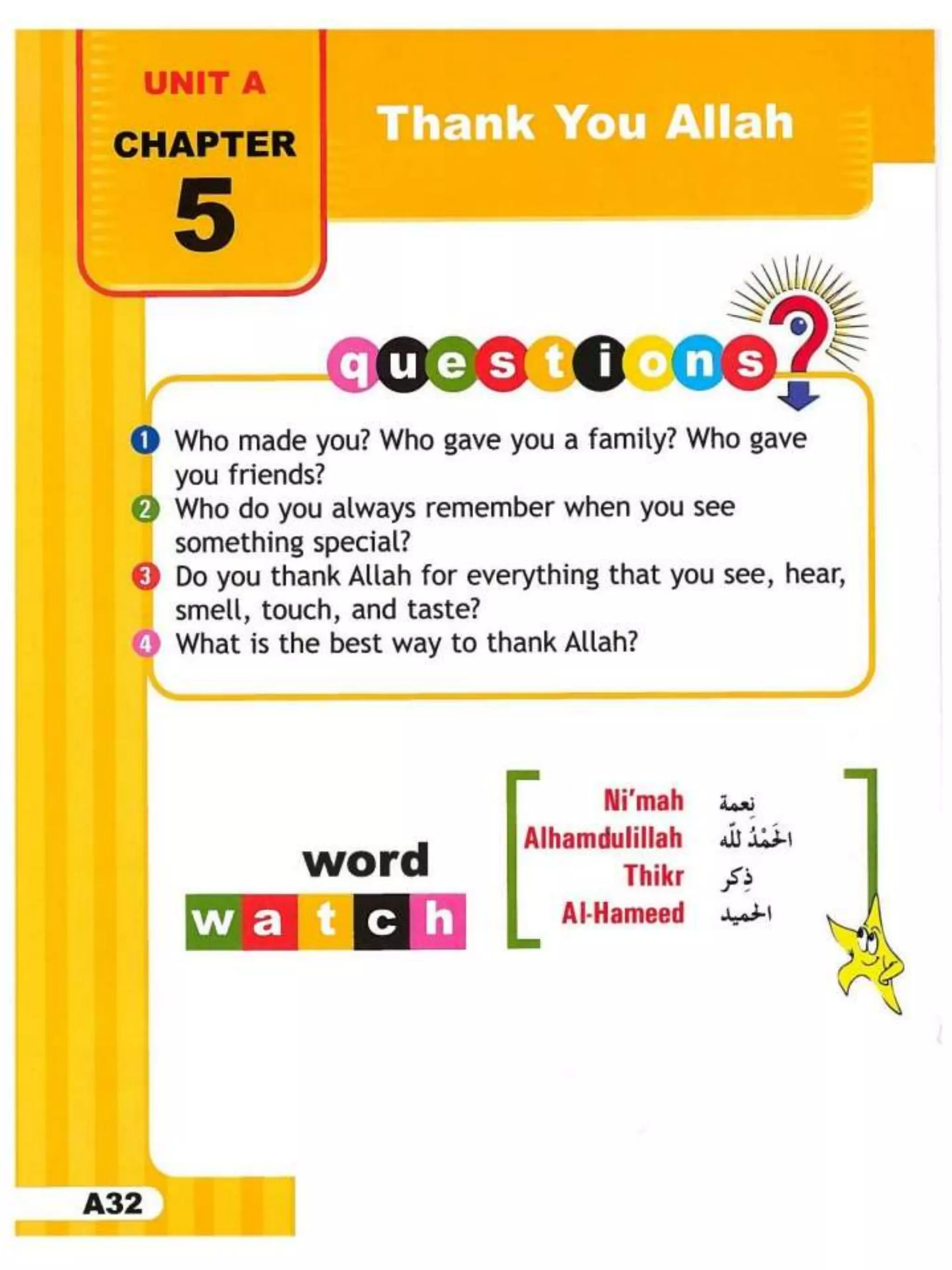 A 5 (thank you allah) | PPTX