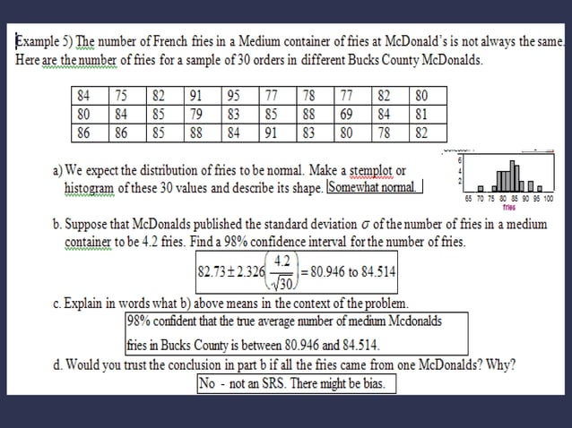 A.6 confidence intervals | PPTX | Science