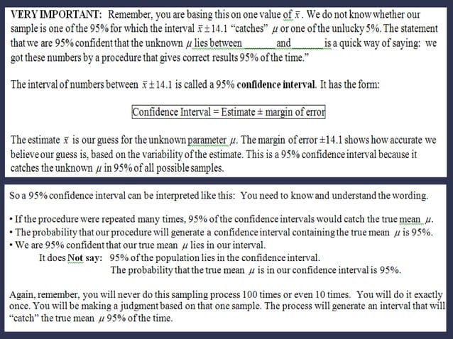 A.6 confidence intervals | PPTX | Science