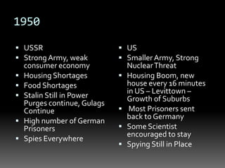 A 8 russian soviet history - comparrison ussr vs. us | PPT