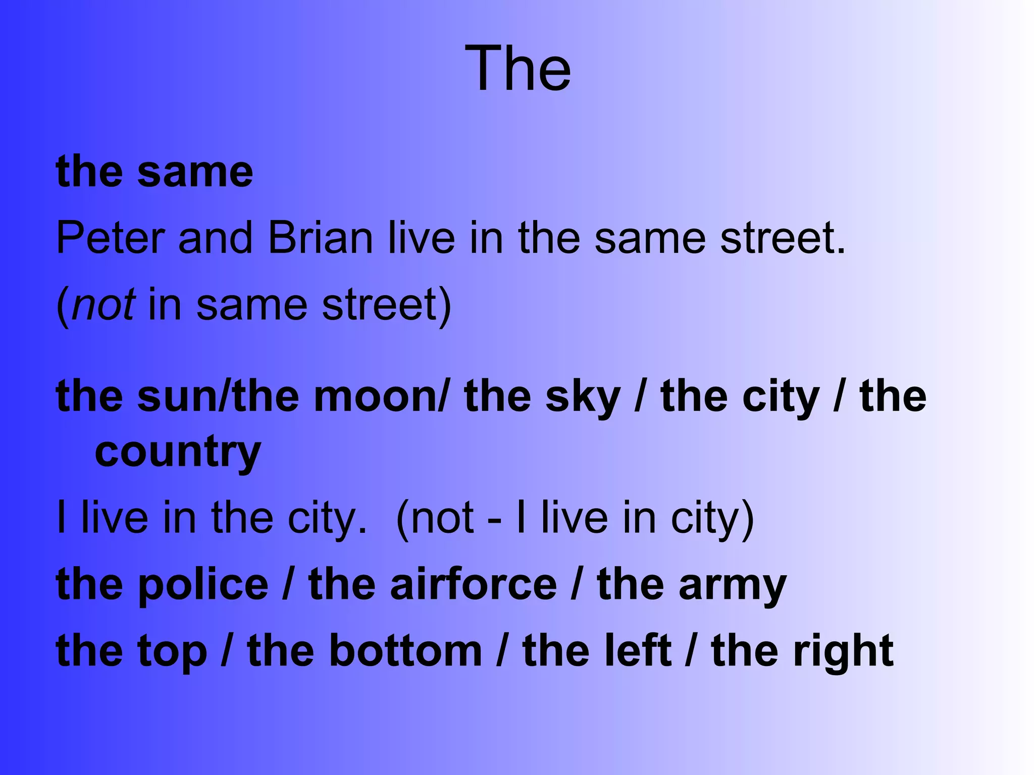 A an-the ppt. | PPT