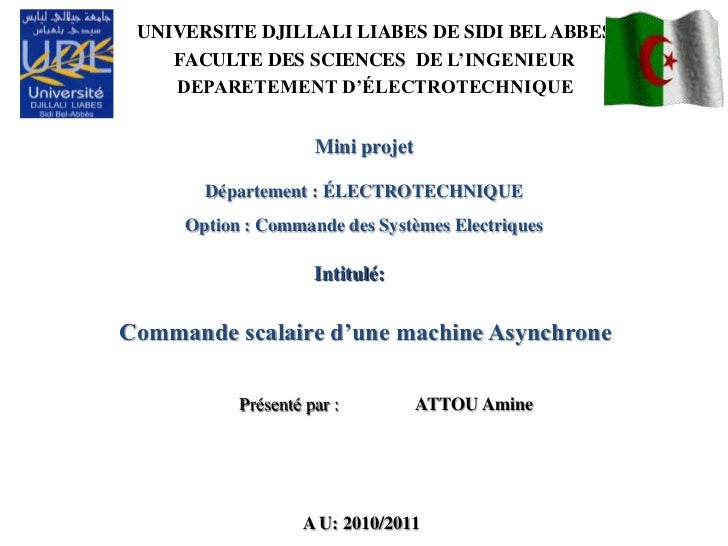 A. Attou Commande scalaire MAS
