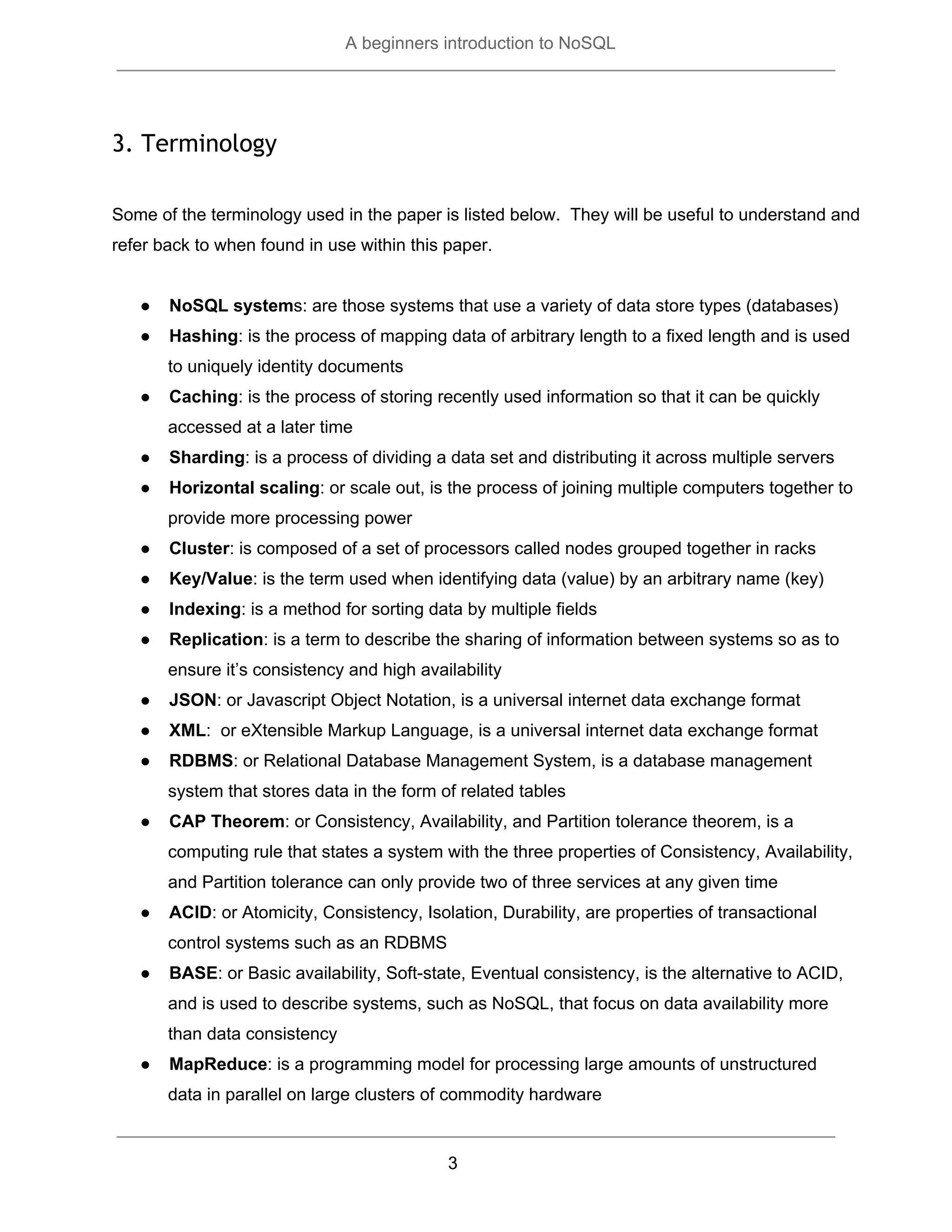 A Beginners Introduction to NoSQL | PDF | Databases | Computer Software and Applications