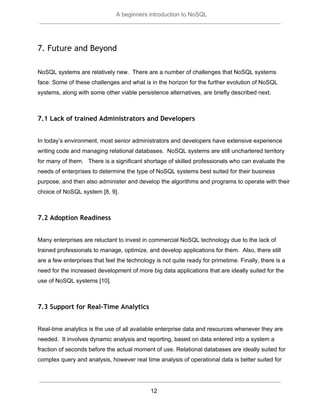 A Beginners Introduction to NoSQL | PDF | Databases | Computer Software ...