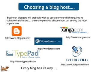 A Blog's not Just for Christmas | PPT