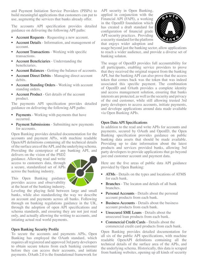 A blueprint for open banking standards in the United Kingdom | PDF