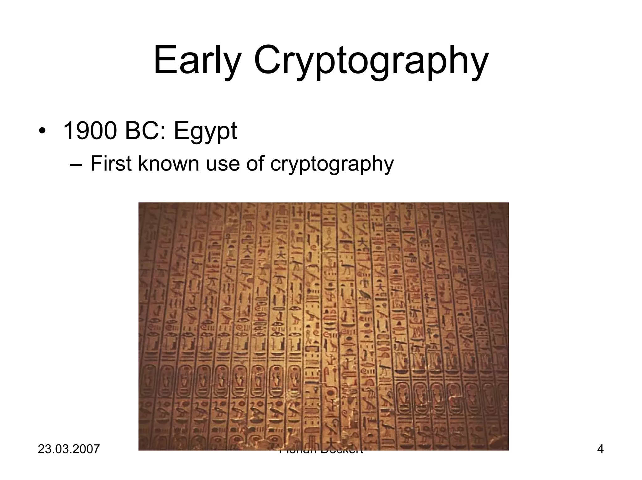 A Brief History of Cryptography | PPT