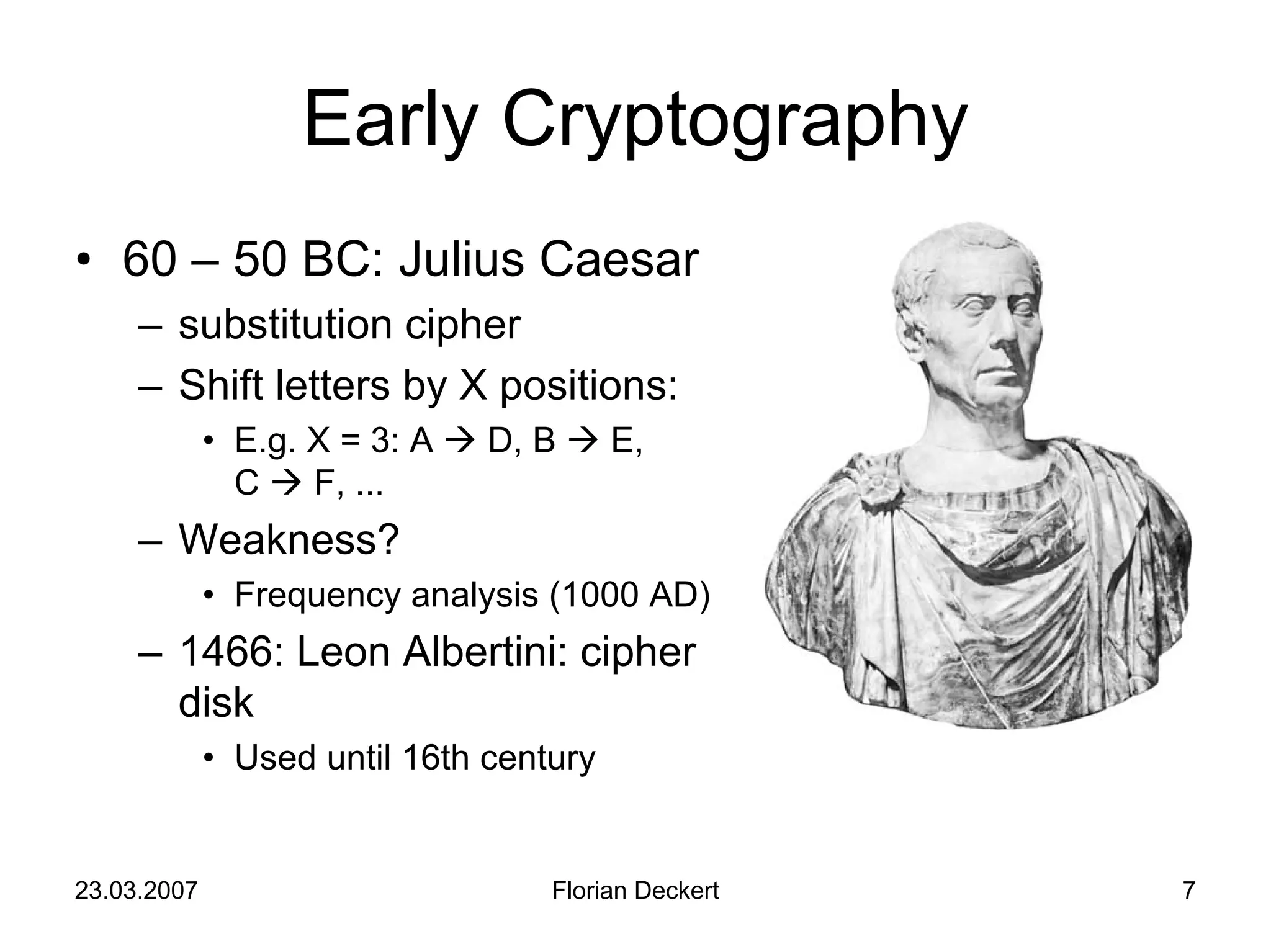 A Brief History of Cryptography | PDF